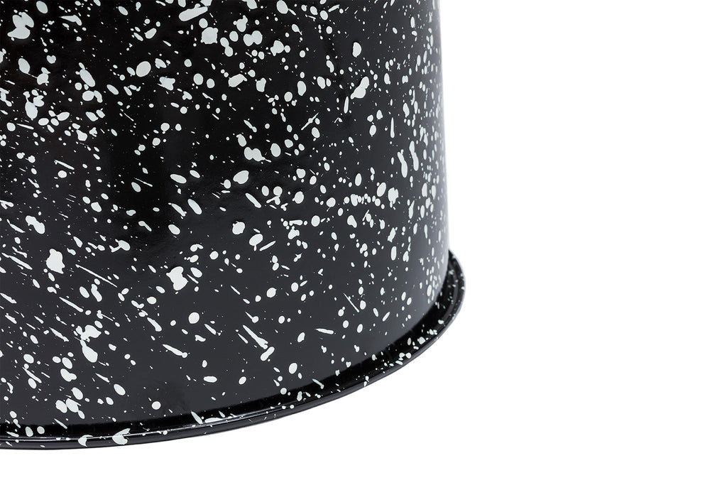 Last stool, Splatter (black & white) – Polycurios.