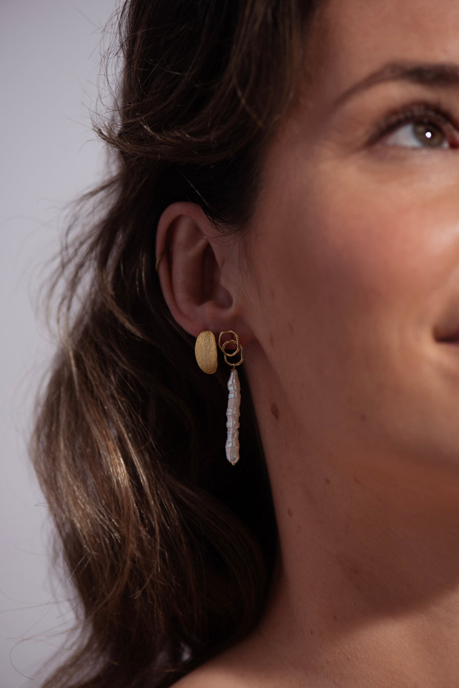 Parisienne gold earrings – Polycurios.