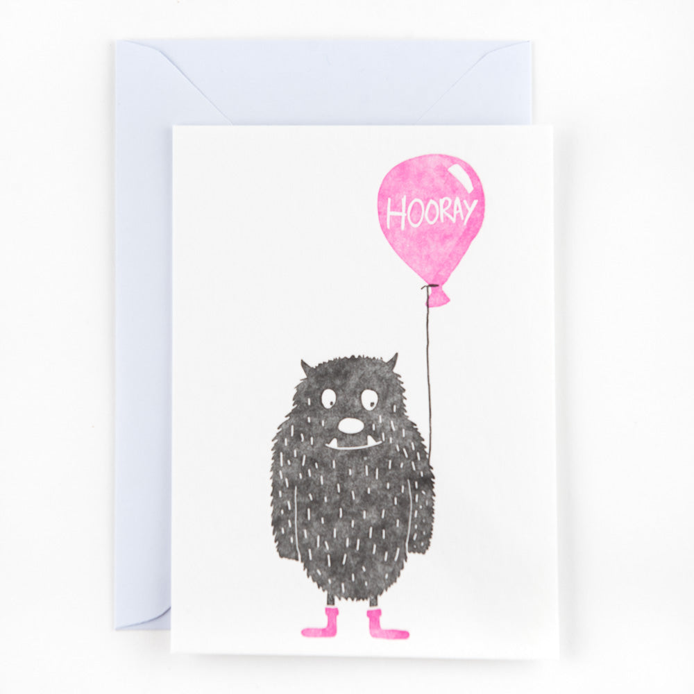Hooray monster, pink. – Polycurios.