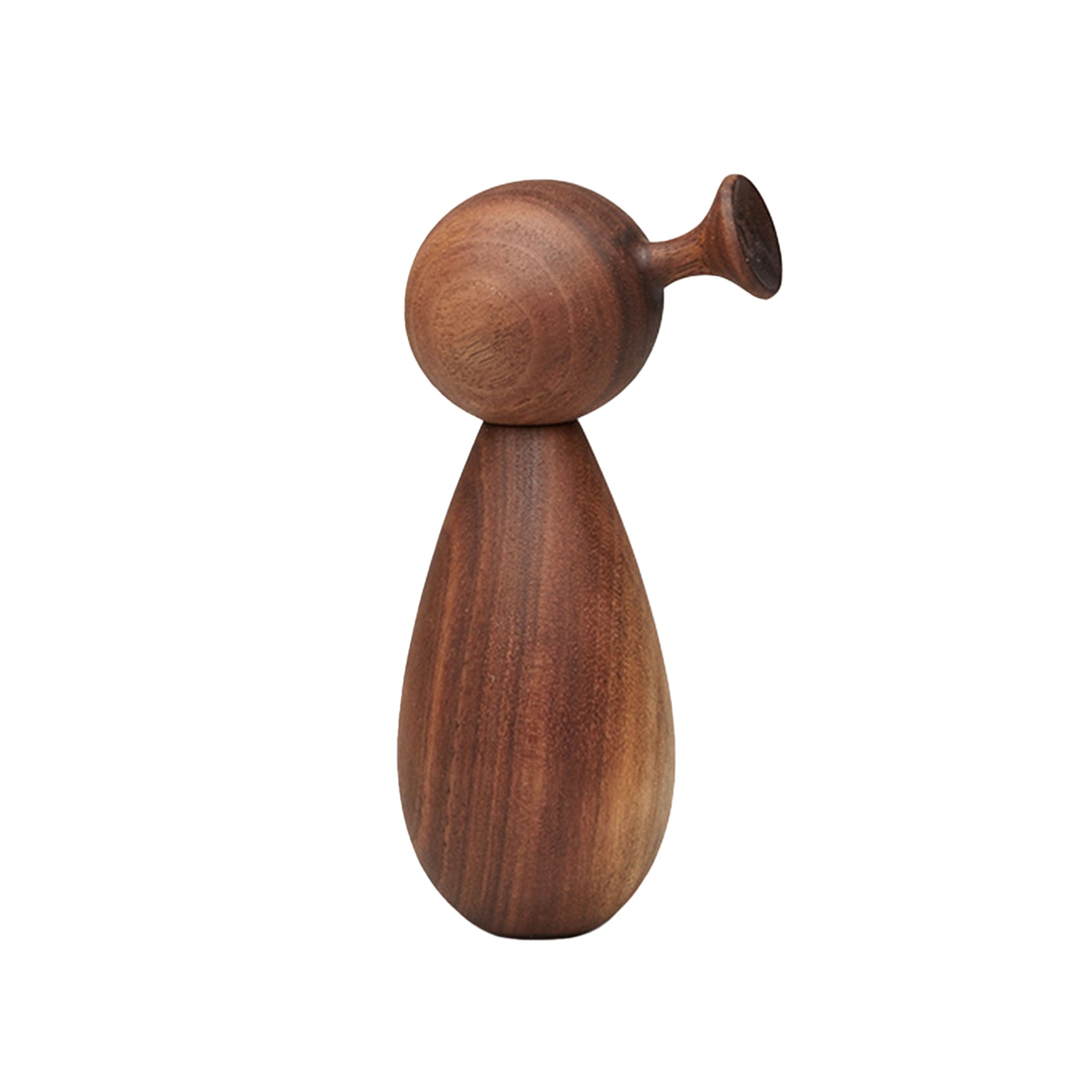 Wooden Trumpet Bird – Walnut – Polycurios.
